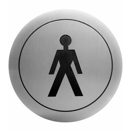 Selbstklebender Edelstahl Man Piktogramm Nofer