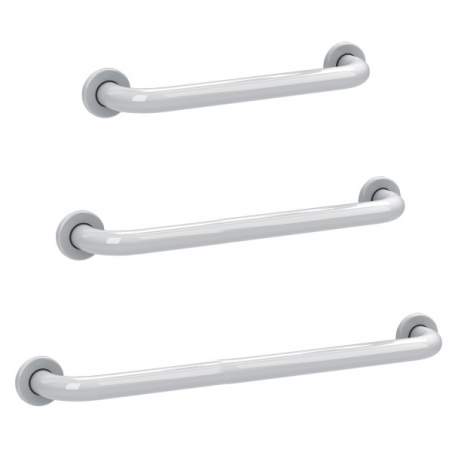 Asidero recto Liguria de 60 cm en acero pintado blanco Ayudas Dinámicas