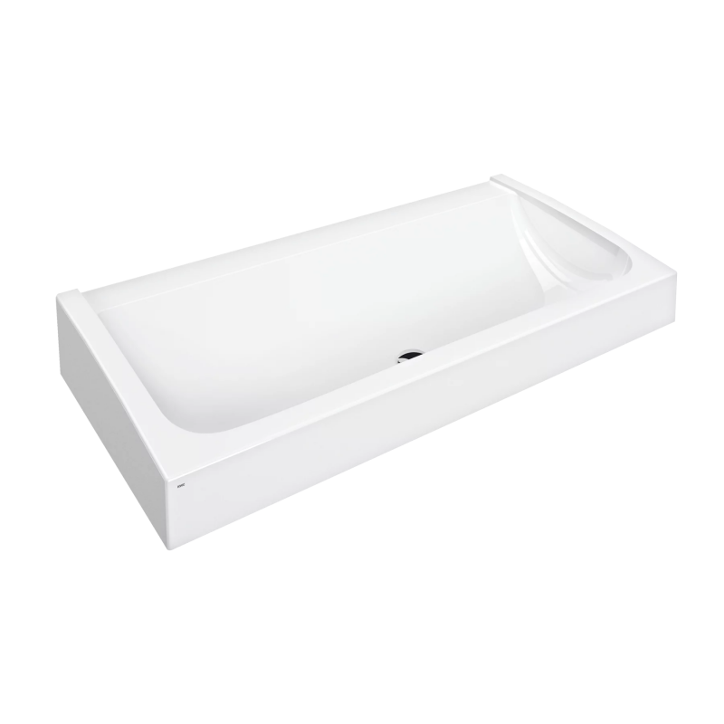 Lavamanos colectivo FUTURA exklusiv de 1200x170x570 mm en resina ...